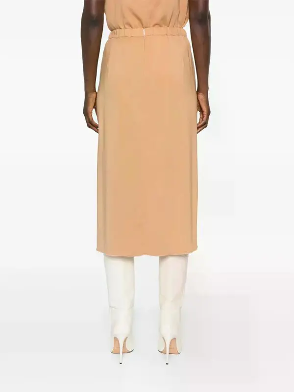 FORTE_FORTE Elasticated-waistband Midi Skirt