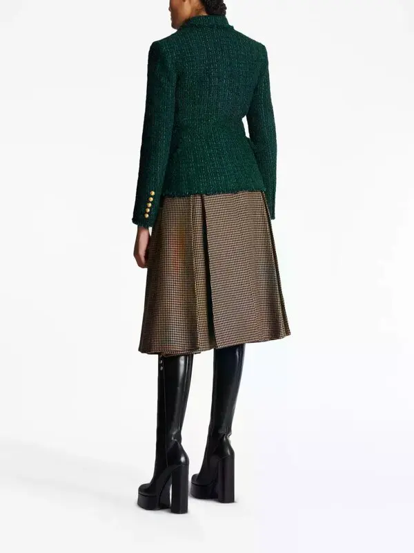 Balmain Double-breasted Tweed Jacket