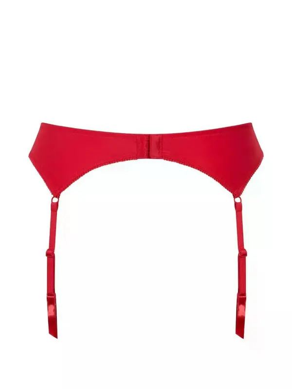 MAISON CLOSE Le Petit Secret Garter Belt - Red