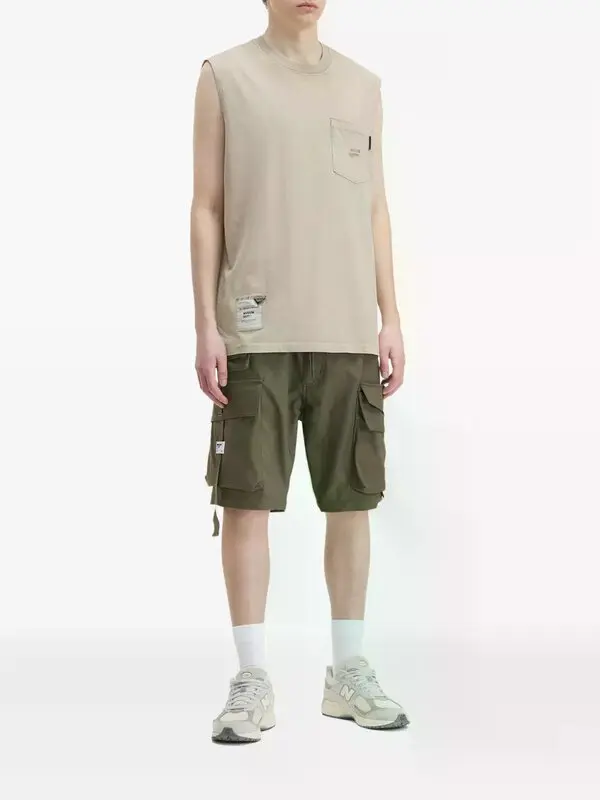 MUSIUM DIV. Sleeveless Pocket T-shirt