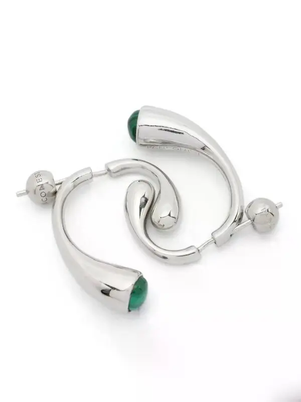 PANCONESI P Malakite Earrings