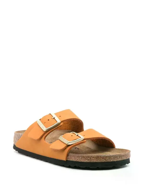 BIRKENSTOCK Arizona Suede Slides - Orange