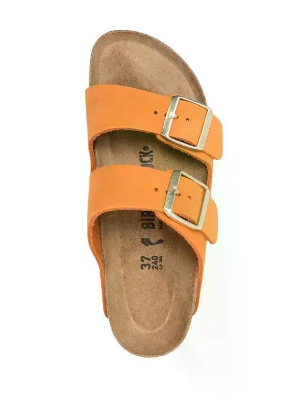 BIRKENSTOCK Arizona Suede Slides - Orange