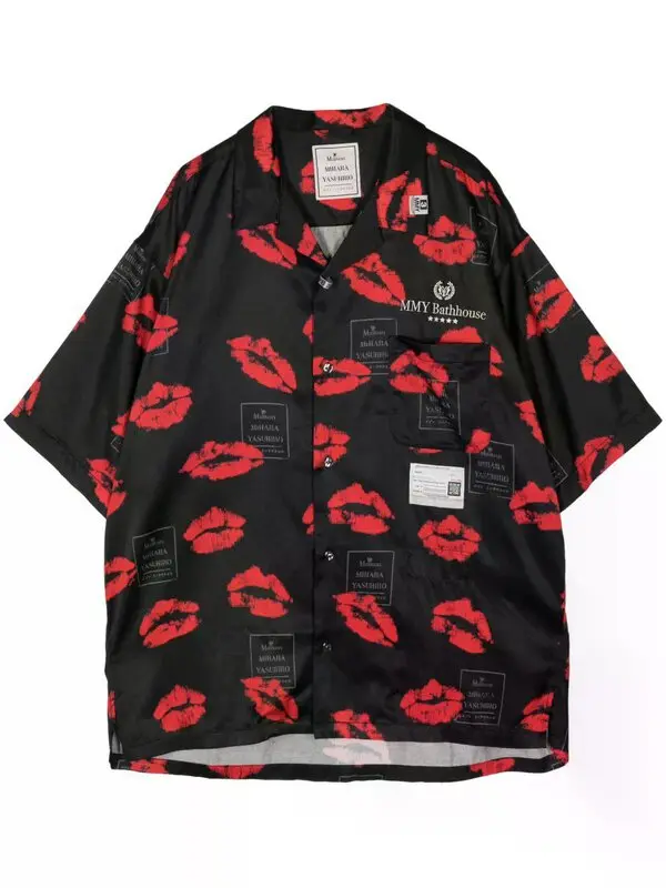 Mihara Yasuhiro Graphic-print Shirt - Black