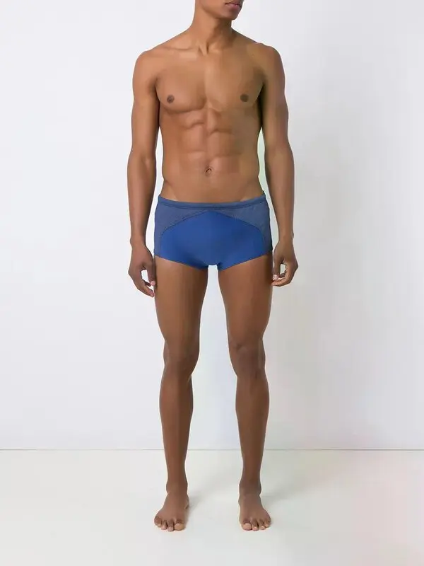 AMIR SLAMA Panelled Low-rise Swim Trunks