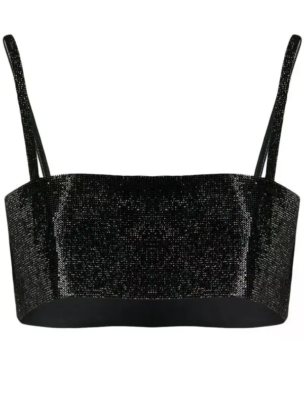 NUE Charlotte Crystal-embellished Top