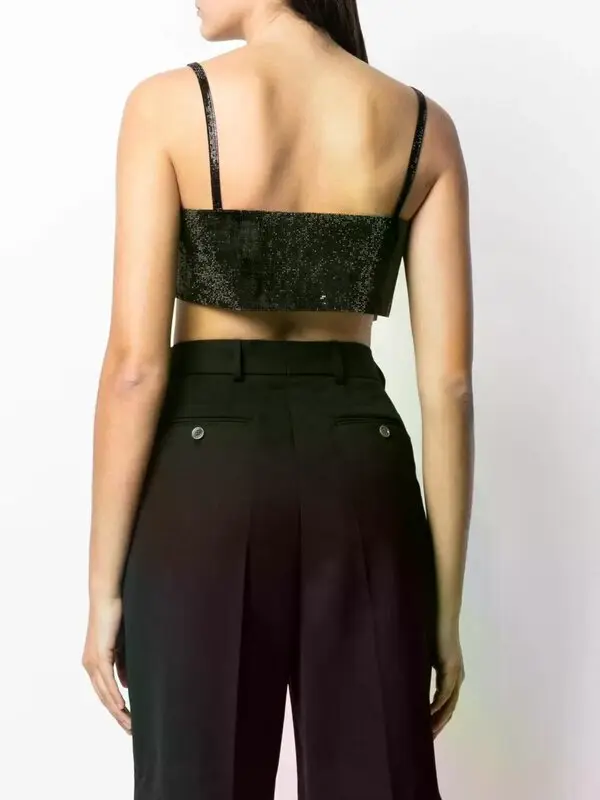 NUE Charlotte Crystal-embellished Top