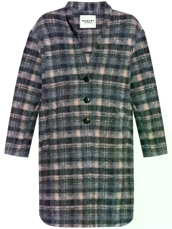 MARANT ETOILE Gabriel Checked Coat