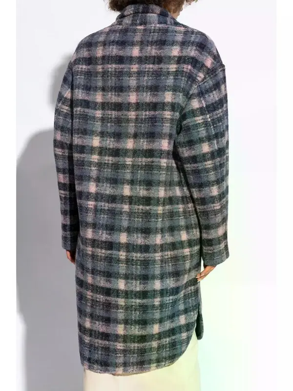 MARANT ETOILE Gabriel Checked Coat