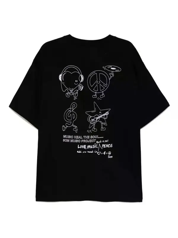 FIVE CM Embroidered T-shirt
