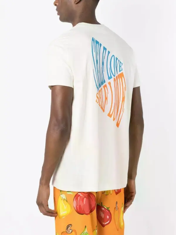 AMIR SLAMA Graphic-print Cotton T-shirt