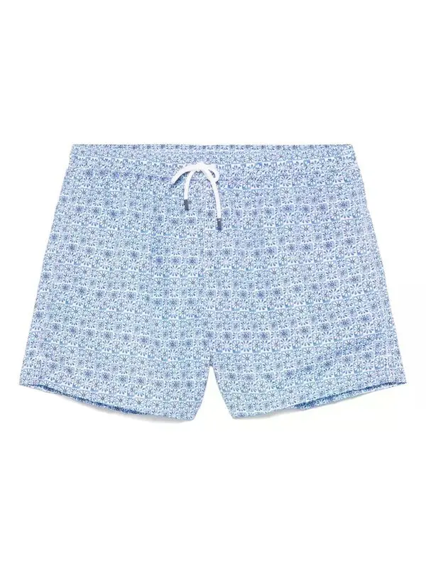 Fedeli Madeira Swim Shorts - Blue