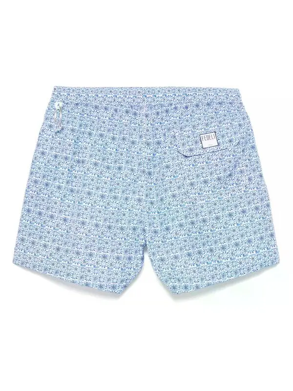 Fedeli Madeira Swim Shorts - Blue