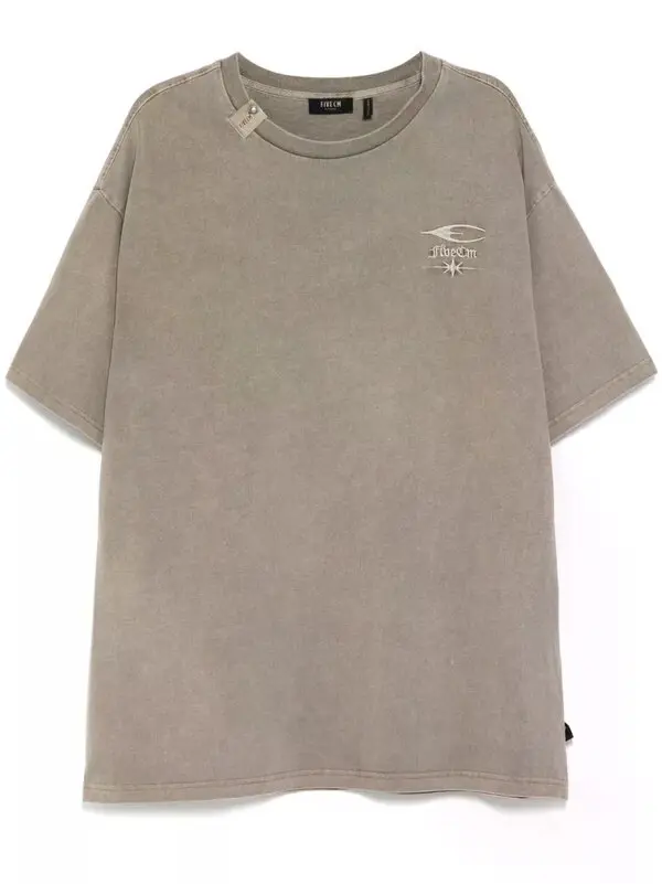 FIVE CM Logo-embroidered T-shirt