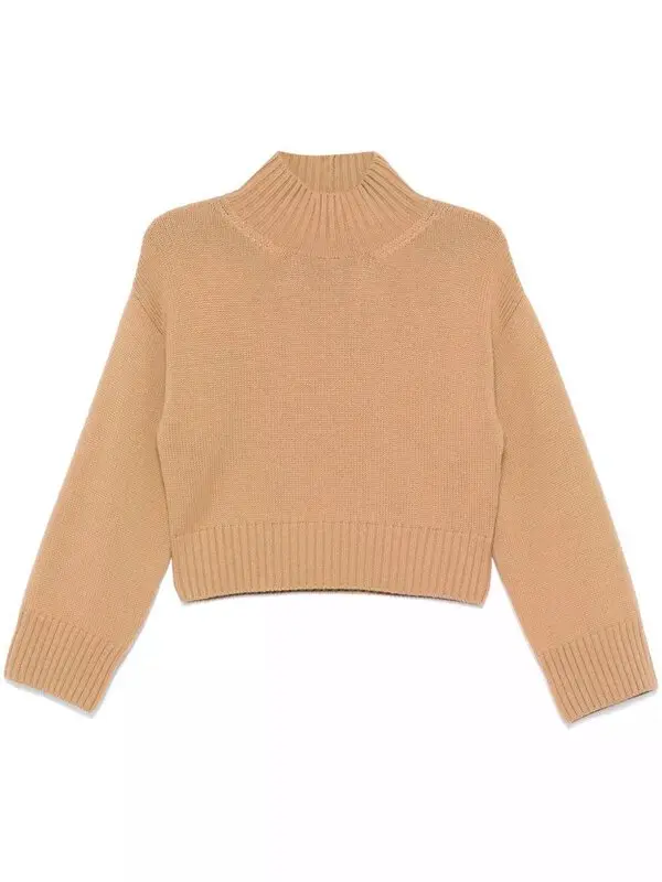 Fabiana Filippi Cropped Merino Wool Sweater