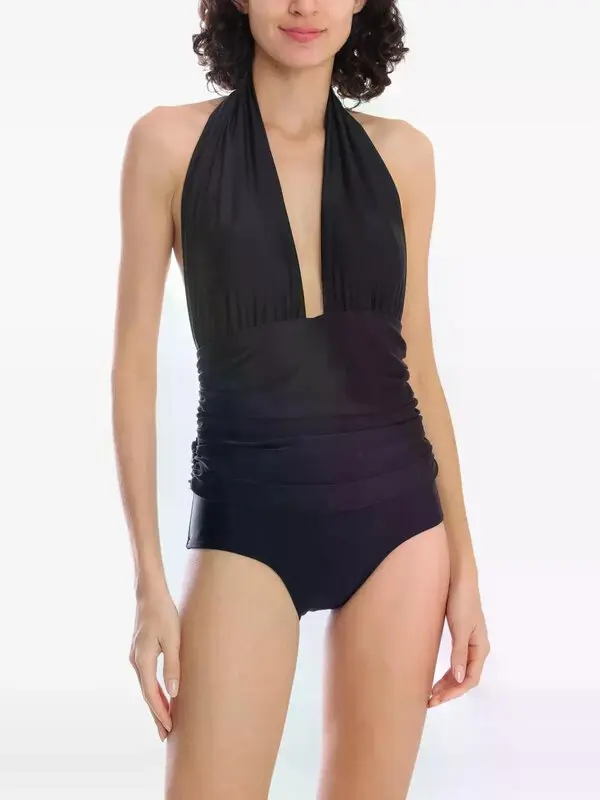 AMIR SLAMA Draped Swimsuit