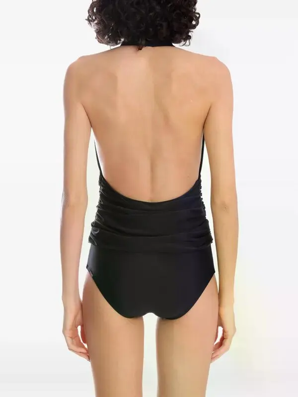 AMIR SLAMA Draped Swimsuit