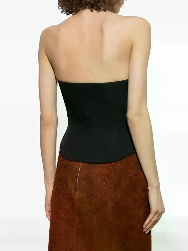 Alexander McQueen Zip-up Corset Top