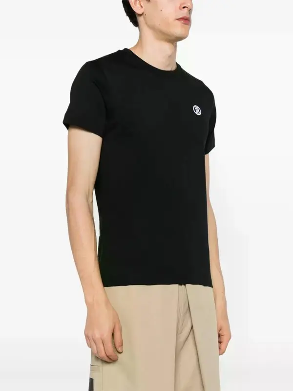 Burberry Logo-embroidered Cotton T-shirt