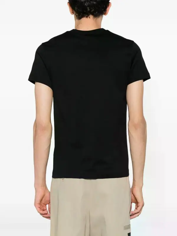 Burberry Logo-embroidered Cotton T-shirt