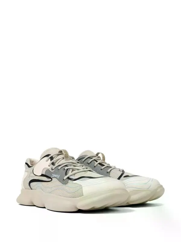 Camper Karst Panelled Leather Sneakers - Grey