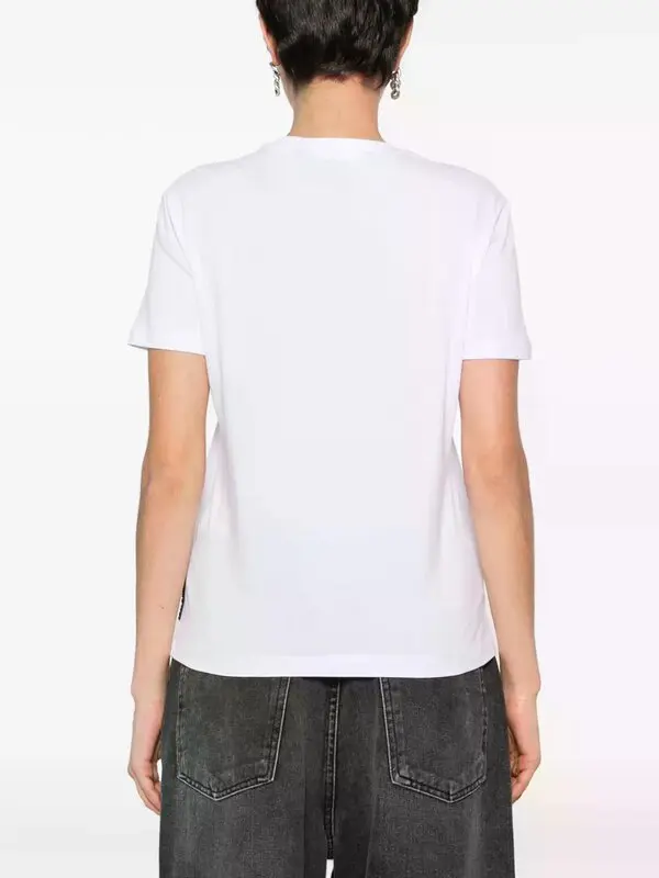 Just Cavalli Logo Print Cotton T-shirt