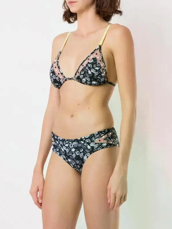 AMIR SLAMA Margarida Printed Bikini Set