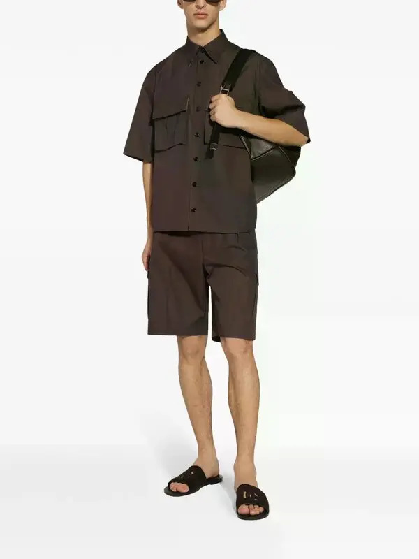 Dolce & Gabbana Straight-leg Cotton Cargo Shorts