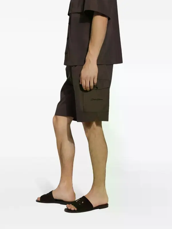 Dolce & Gabbana Straight-leg Cotton Cargo Shorts