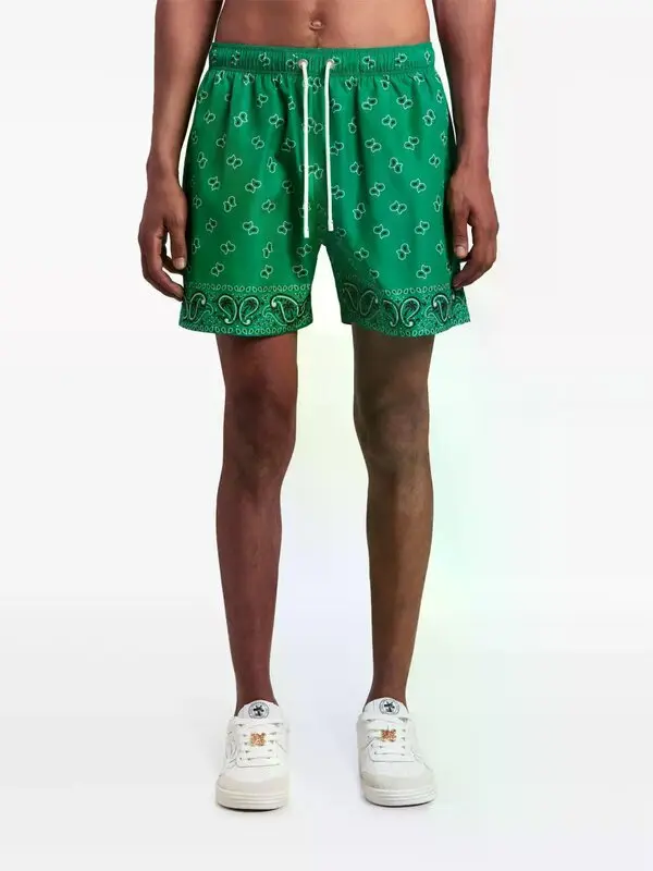 Palm Angels Paisley-print Swim Shorts