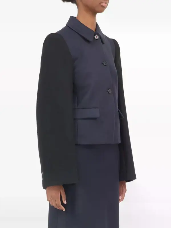 MAISON MARGIELA Spliced Double-breasted Wool Blazer