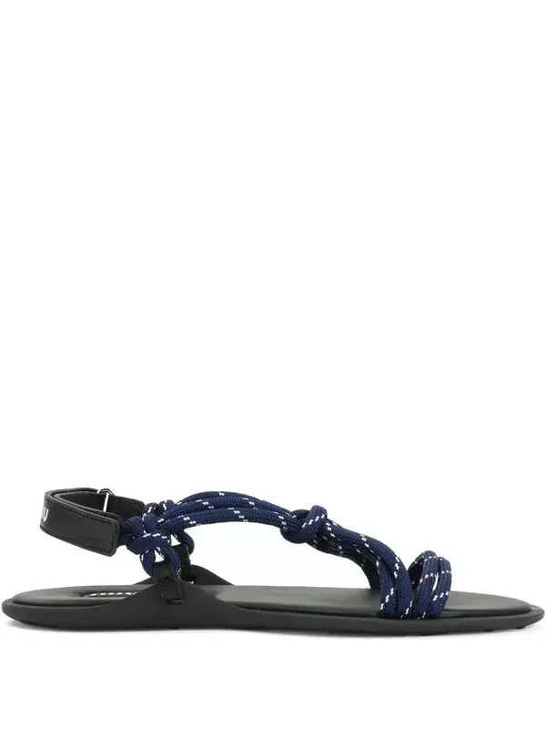 Miu Miu Riviere Sandals - Blue