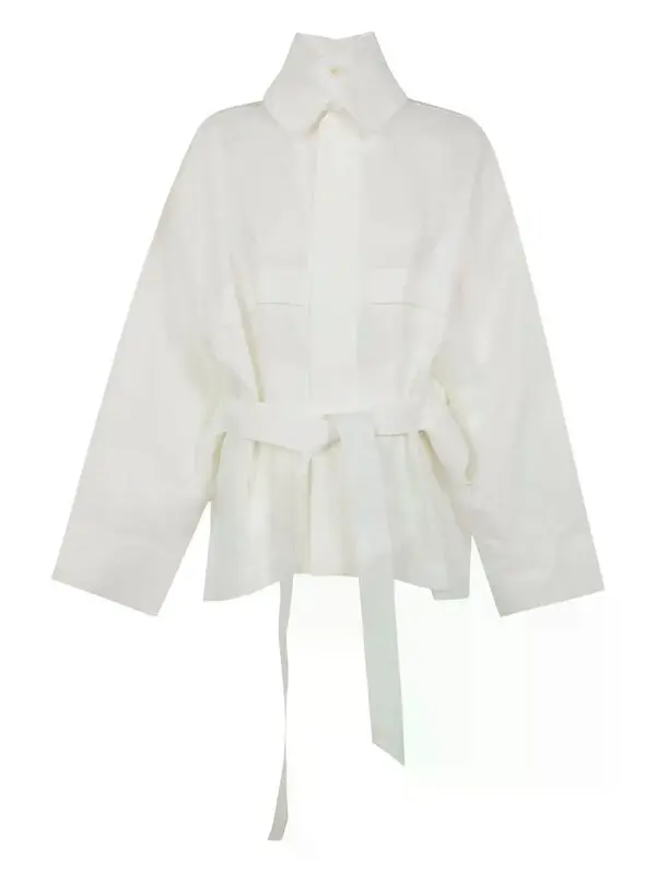 Issey Miyake Hempen Jacket - White