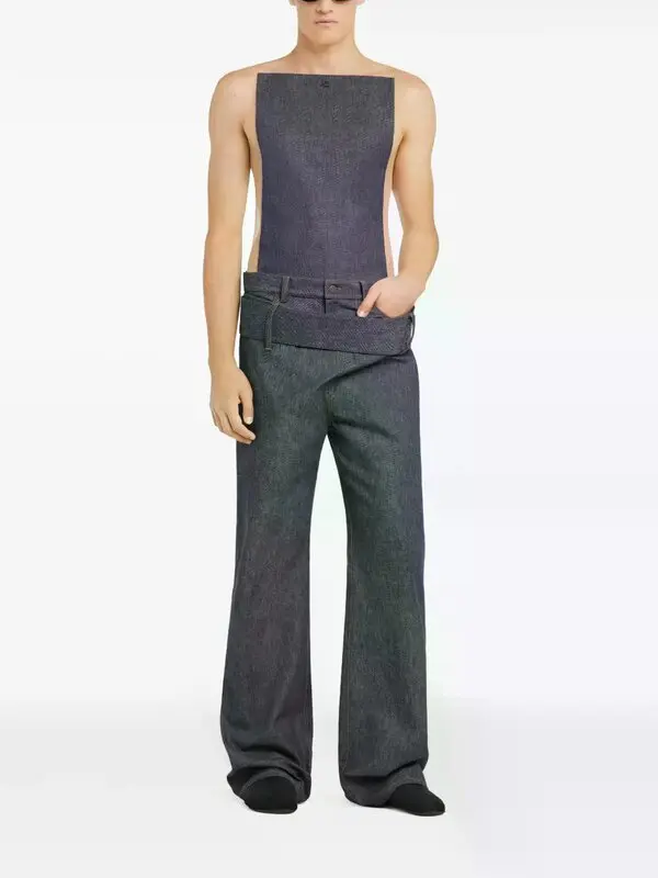 COURREGES Double Belted Jeans