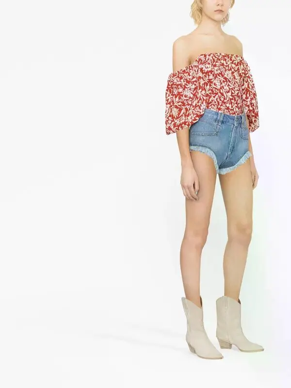 MARANT ETOILE Eneidao Denim Shorts