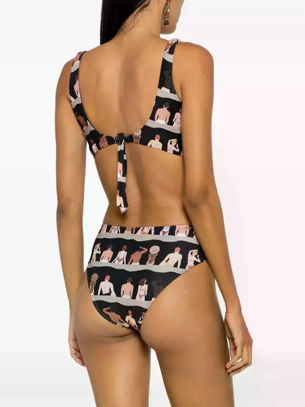 AMIR SLAMA Graphic-print Bikini