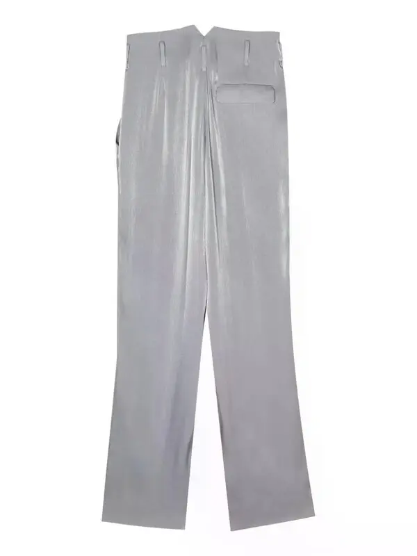 GENNY Straight-leg Lamé Trousers