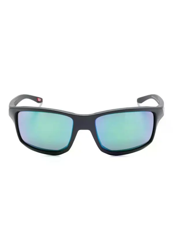 Oakley Gibston Rectangle-frame Sunglasses - Black
