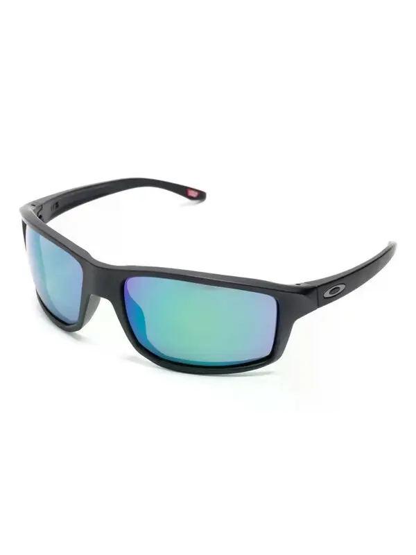 Oakley Gibston Rectangle-frame Sunglasses - Black