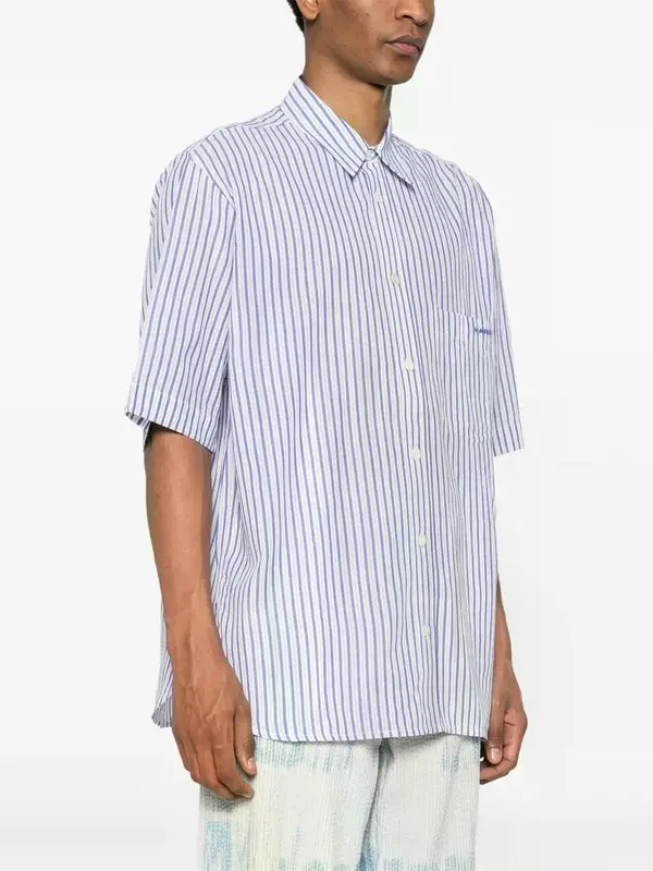 MARANT Labilio Striped Cotton Shirt