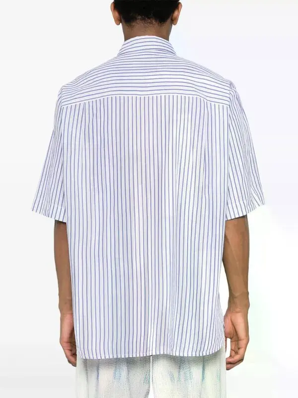 MARANT Labilio Striped Cotton Shirt