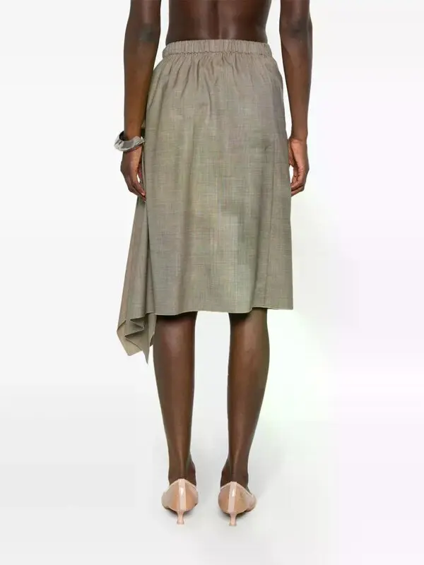 LITKOVSKA Asymmetric Midi Skirt