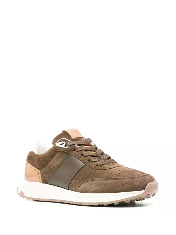TOD'S Logo-patch Sneakers - Brown