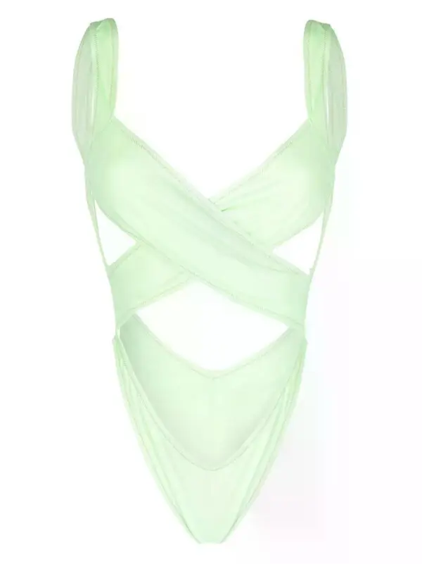 REINA OLGA Exotica Solid Swimsuit - Green