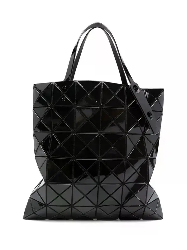 Issey Miyake Lucent Geometric-pattern Shoulder Bag - Black