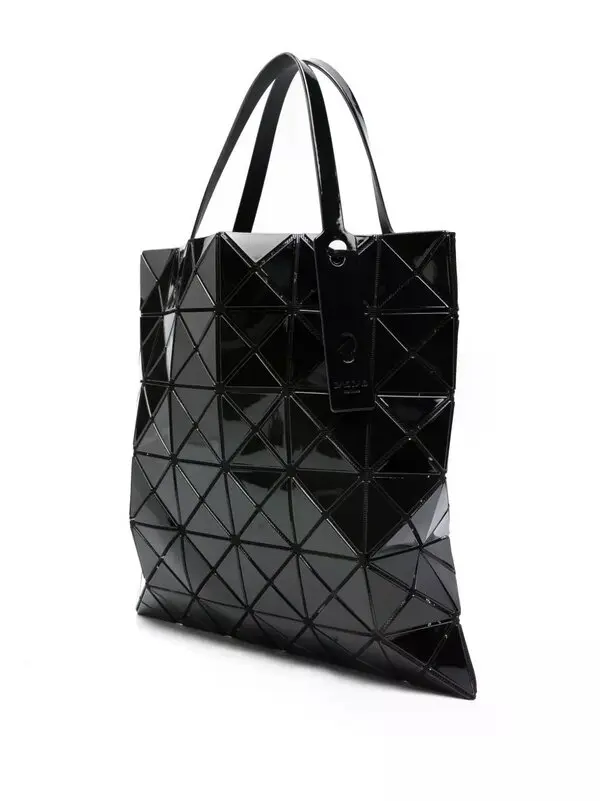 Issey Miyake Lucent Geometric-pattern Shoulder Bag - Black