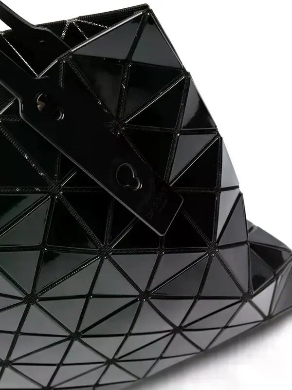 Issey Miyake Lucent Geometric-pattern Shoulder Bag - Black