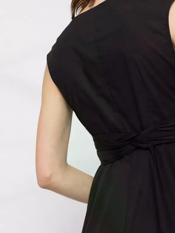 Woolrich Waist-tie A-line Dress - Black