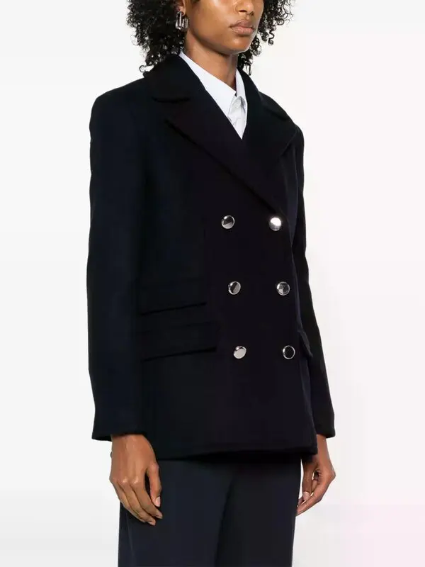 Theory Felted-finish Pea Coat