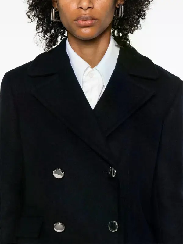 Theory Felted-finish Pea Coat